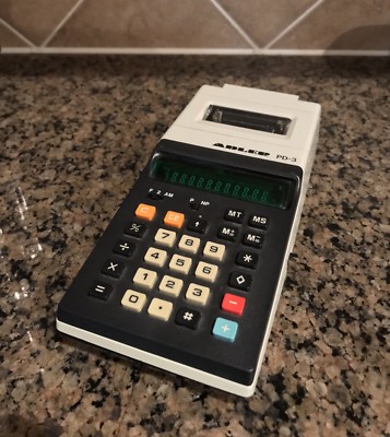 VINTAGE 80’s Triumph Adler PD3 Pocket Calculator Adding Machine Made In ...