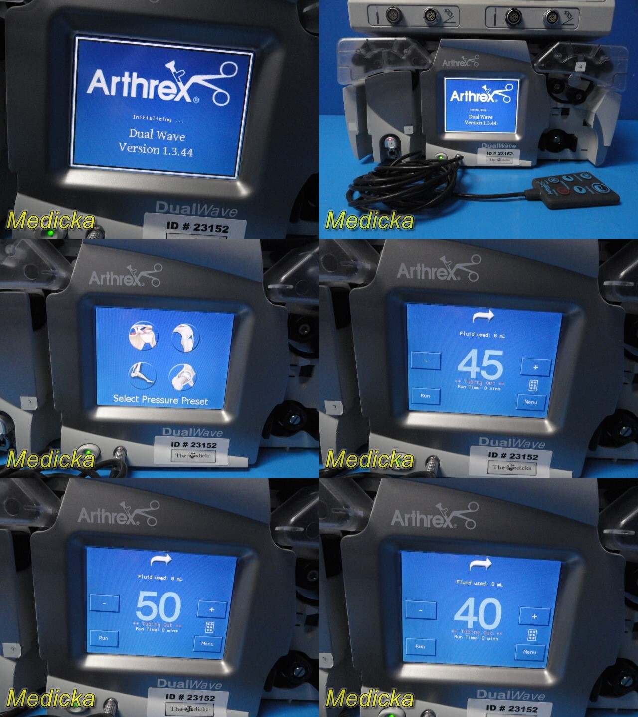 2010 Arthrex APS II Shaver Console W/ AR-6480 Dual Pump & Remote ...