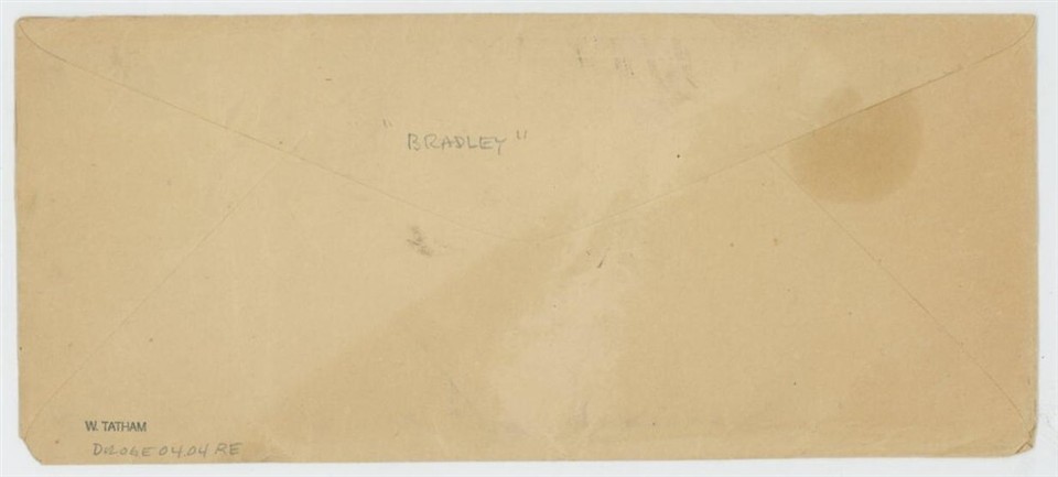 Mr Fancy Cancel 2c WELLS FARGO EXPRESS ENTIR TIED H. S. BRADLEY AGENT ...