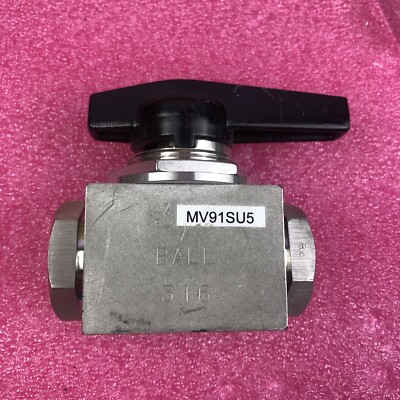 FUJIKIN FUBV-115D Ball Valve C.No. 100413, 1/2” Rc Female BSP-Tapered ...