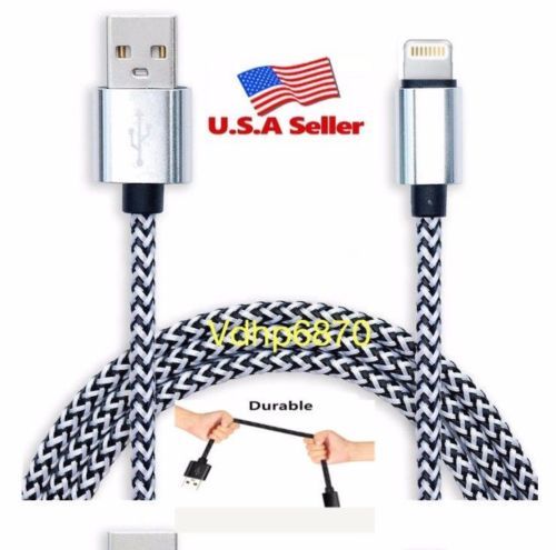 6 Pack 6FT USB Cable For iPhone 6 7 8 Plus iPhone10 12 13 14 Charger ...