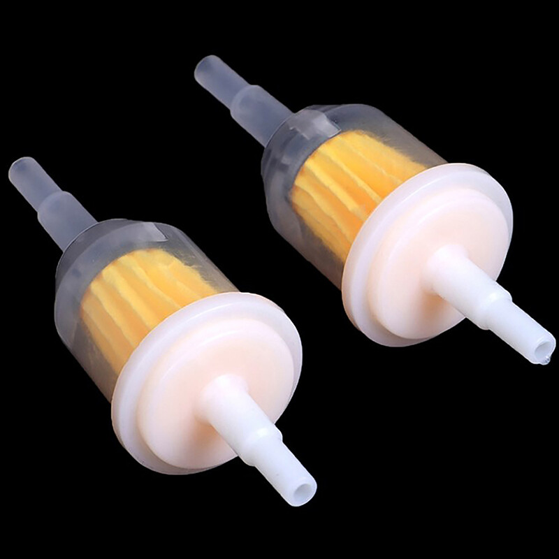 10pcs Car Gasoline Oil Filter Pipes Universal Inline Gas Fuel Filter ...