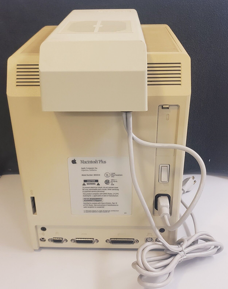 APPLE MACINTOSH PLUS Vintage 1988 Computer (M0001A) - PARTS/REPAIR Read ...