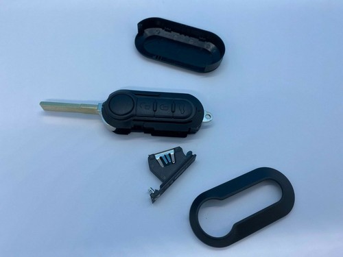 New 3 Button Flip Key Remote Fob for Fiat 500 Abarth Panda Punto Bravo ...