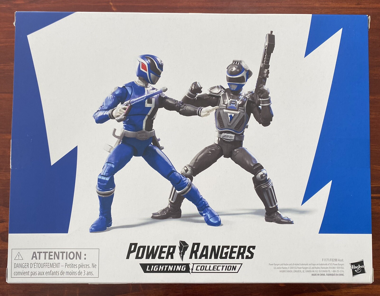 Power Rangers Lightning Collection SPD B-Squad Vs. SPD A-Squad Blue ...