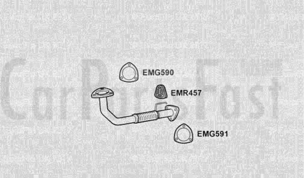 EFGM8061 EXHAUST FRONT PIPE Chevrolet Captiva 2.0 Diesel SUV 06/2007 to ...