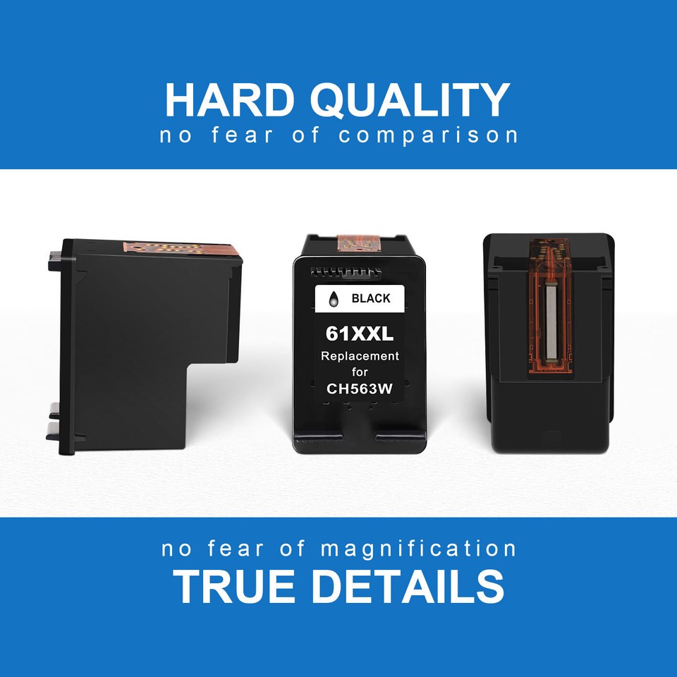 61XL 61 XL Ink Cartridges for HP 61 Ink ENVY 4500 4501 4502 5530 5531 ...