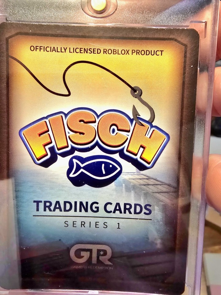 Roblox's Fisch Trading Cards Series 1 Case Hit - Slime Skin No Life Rod ...