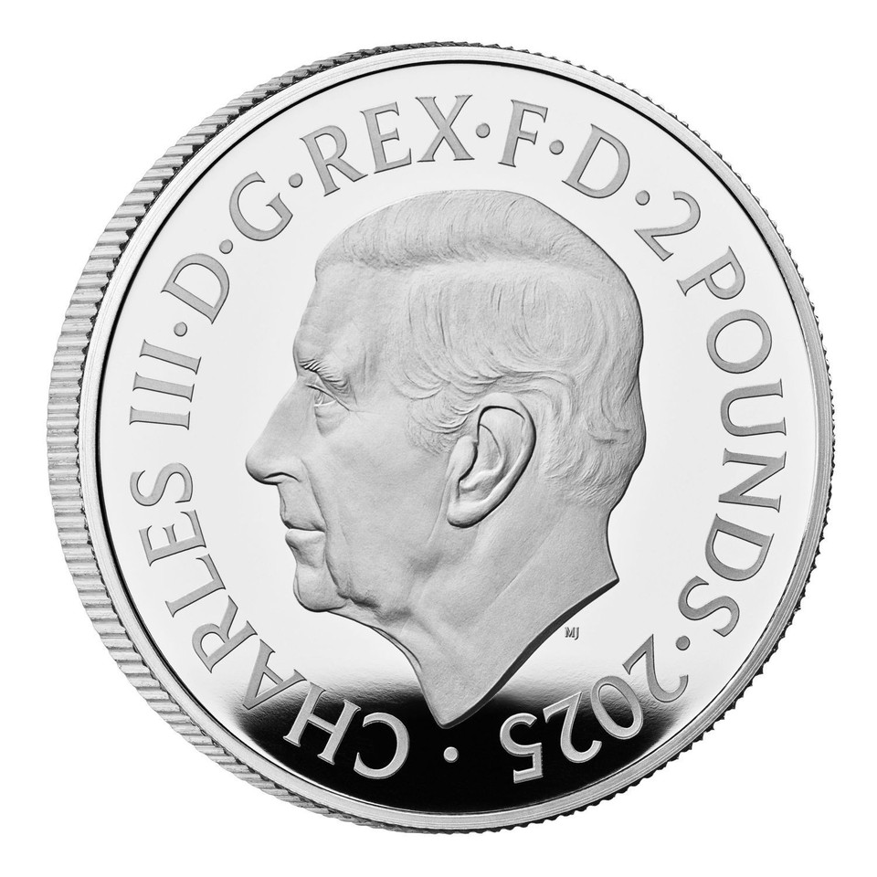 2025 Freddie Mercury Silver Proof Colour 1oz Coin Presented in box by ...