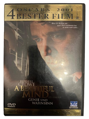 A Beautiful Mind Russell Crowe DVD Film Drammatico Oscar Edition ...