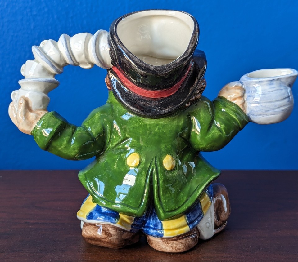 Alice In Wonderland Mad Hatter Creamer Pitcher - 5" Tall - Fitz & Floyd ...