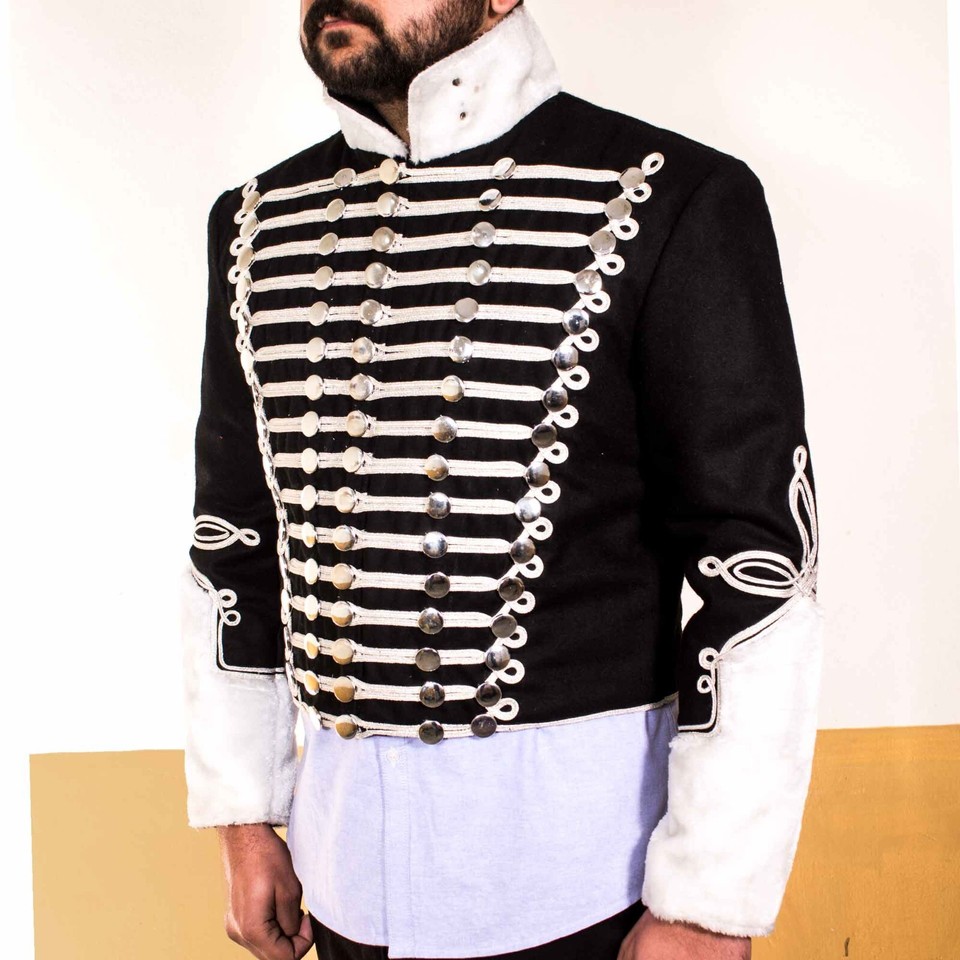 Men's stylish black Napoleonic uniforms - Napoleonic Prussian Hussars ...