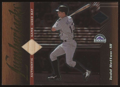 2001 Leaf Limited Lumberjacks Todd Helton #171 Colorado Rockies Patch ...