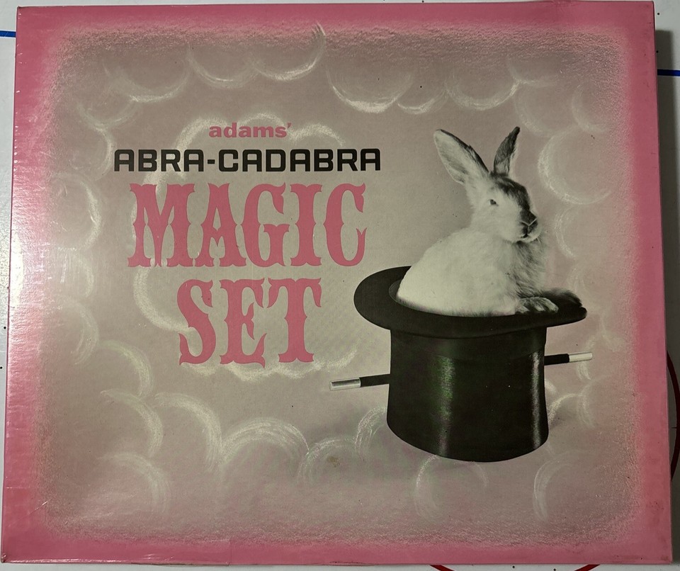 Vintage SS Adams Abra Cadabra Giant Magic set window box factory sealed ...