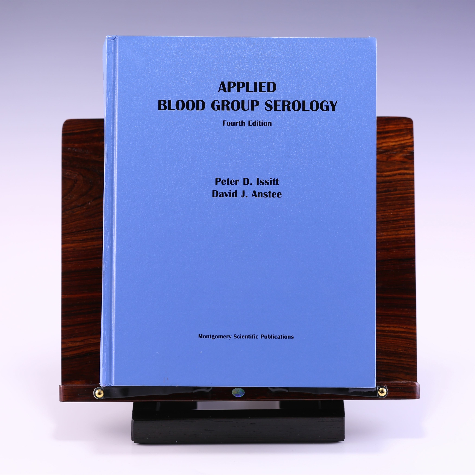 Applied Blood Group Serology by Peter D. Issitt & Ph.D. David J. Anstee ...