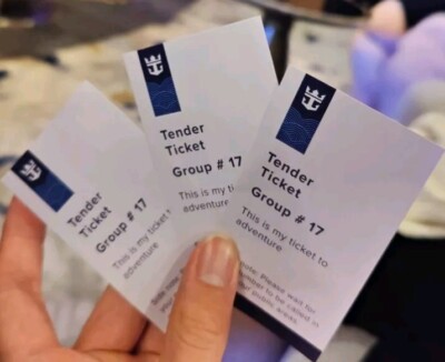3 ROYAL CARIBBEAN CABO SAN LUCAS TENDER TICKETS + TENDER INSTRUCTIONS ...