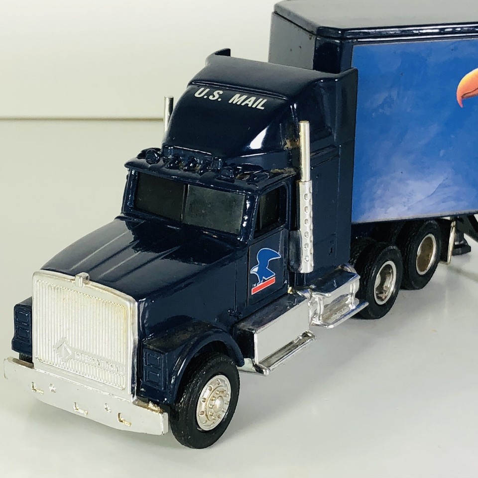 US Postal Express ERTL Tractor Trailer Diecast International Navistar 1 ...