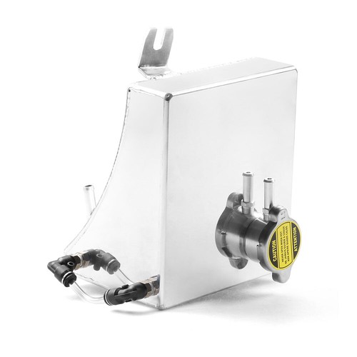 Aluminum Alloy Coolant Radiator Overflow Recovery Water Tank Bottle ...
