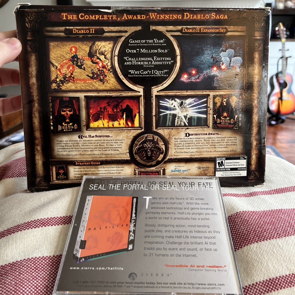 Vintage Diablo Battle Chest Big Box PC Game - With Hellfire Expansion ...