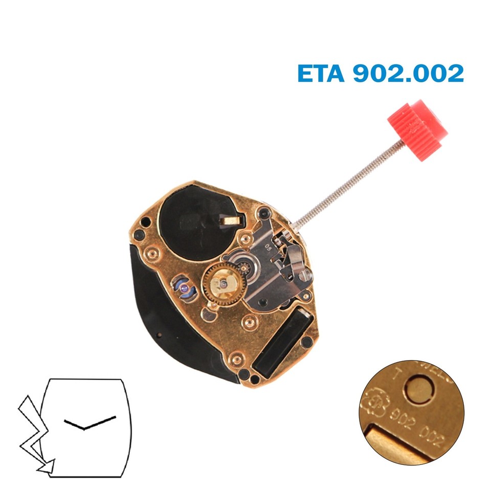 ETA 902.002 Swiss Quartz Movement, Without Disk, 2 Hands . | eBay