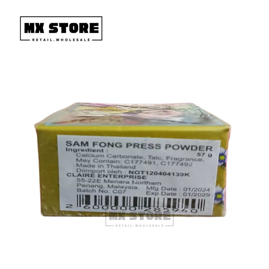 6X White Chinese Traditional Powder Sam Fong Hoi Tong Face White Mind ...