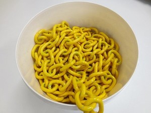 Hi Vis Chain Plastic Safety - 8mm steel powder coated bright yellow per ...