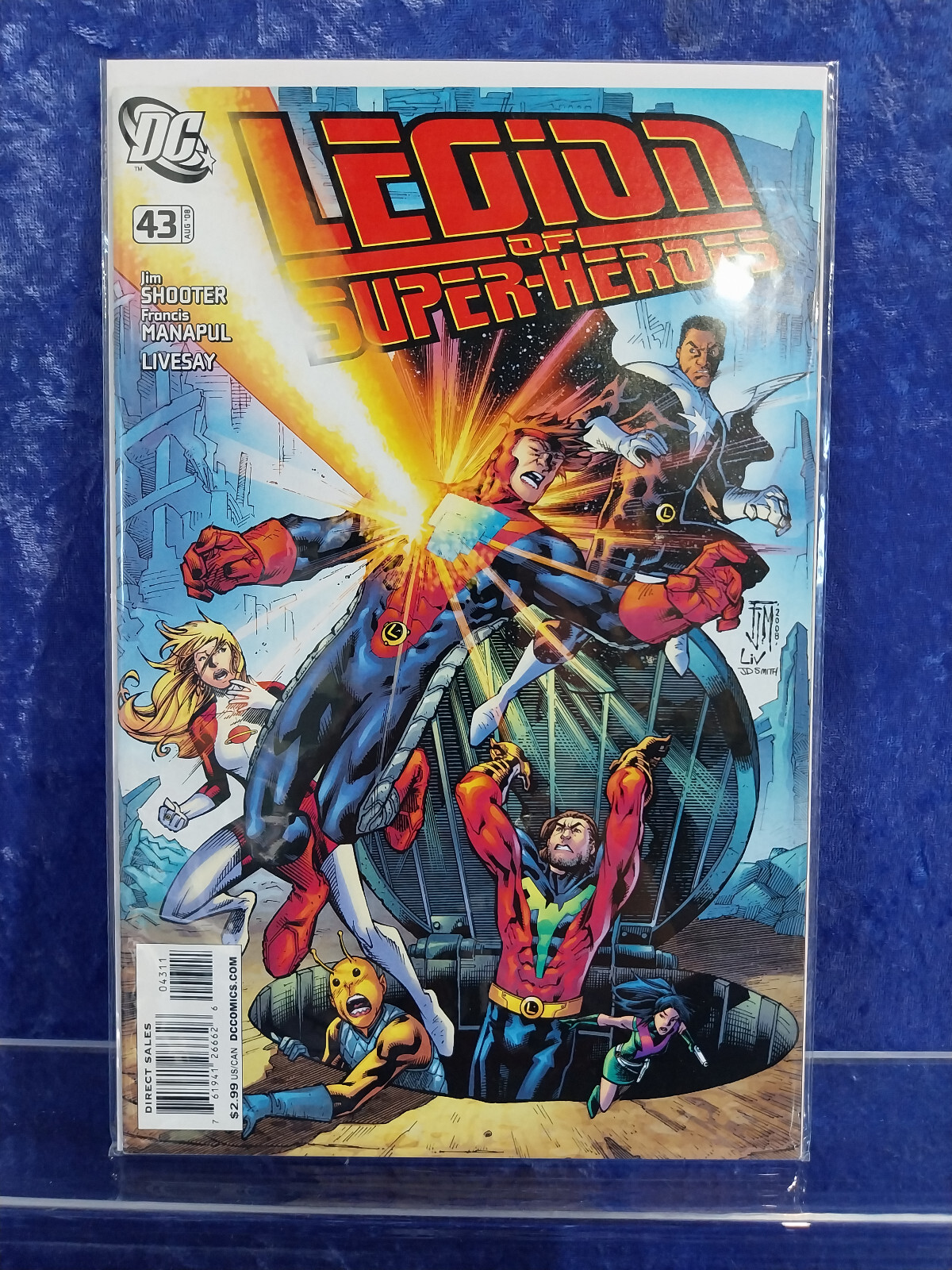 DC Comics 2008 Legion Of Super-Heroes Vol 5 lot 9 VF/NM 41 42 43 44 45 ...