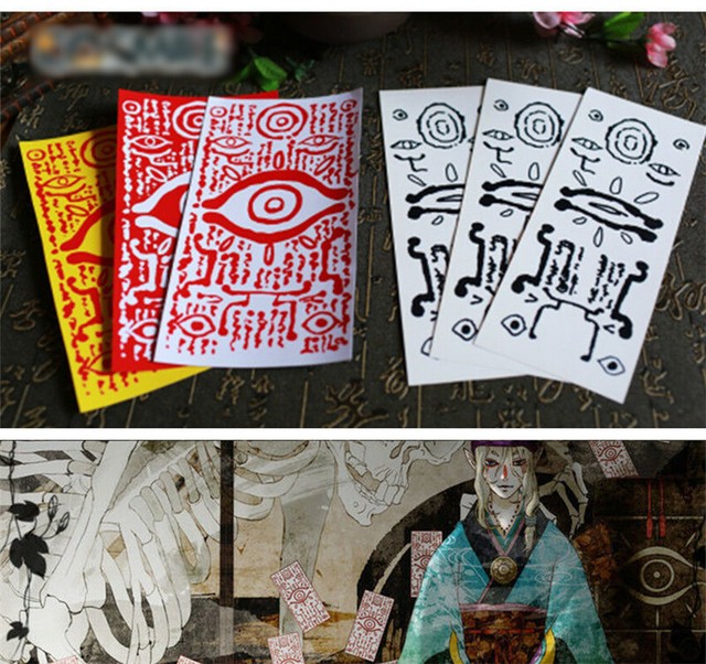 Cosplay Prop Seal Amulet Paper Youkai Onmyoji Mononoke Ayakashi ...