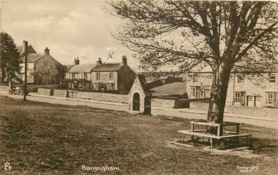 Barningham Yorkshire Tree And Shrine England OLD PHOTO | eBay Australia