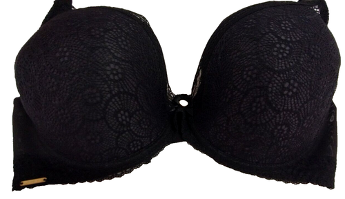 Chantelle Bra 34 DDDD Black Sexy UK 34 Fine Lace Cup Bra EUR 75 G FINE ...