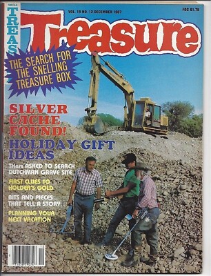TREASURE magazine December 1987 - Dutchman Grave Site - Lewis Holder's ...
