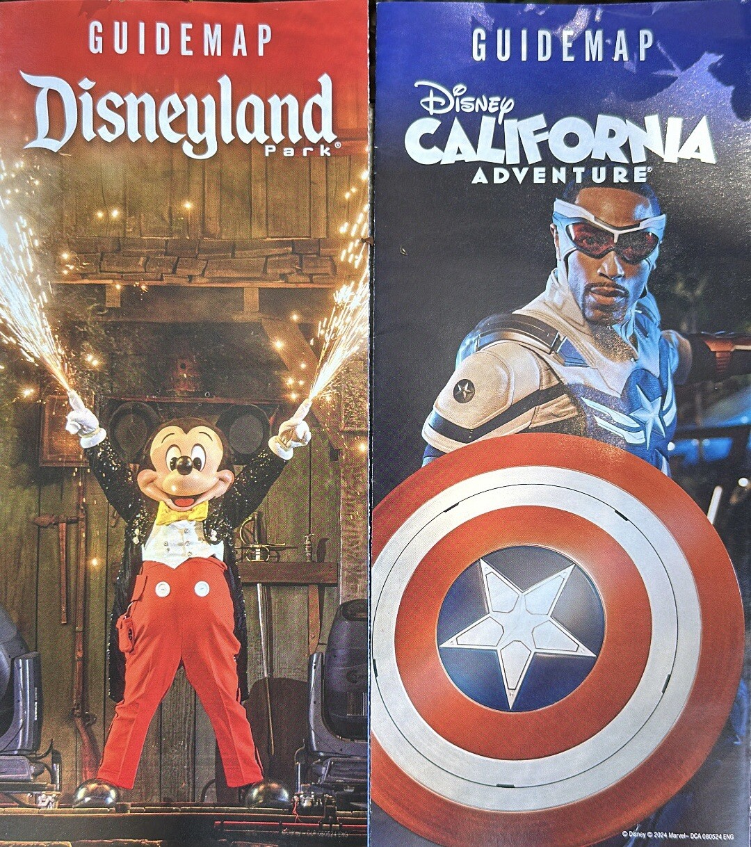 Disneyland Resort & DCA Guide Map August 2024 Mickey – NMATH
