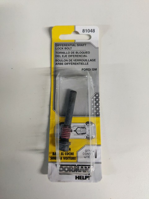 Differential Pinion Shaft Lock Bolt Dorman 81048 for sale online | eBay