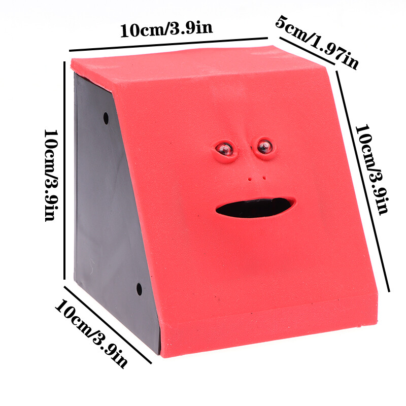 Sensor Coin Eating Piggy Bank Funny Face Bank Saving Money Box Bank Kid ...