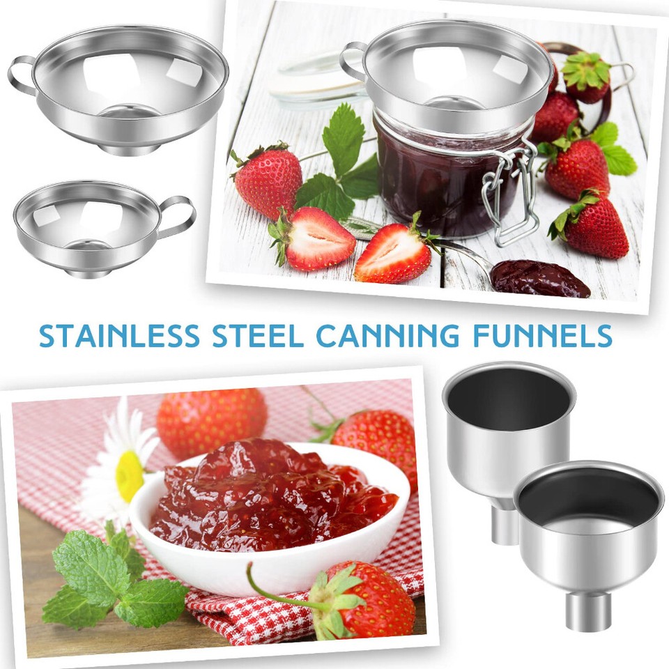 12pcs Canning Funnel Set for Kitchen Use, Wide Mouth Funnel for Mason ...