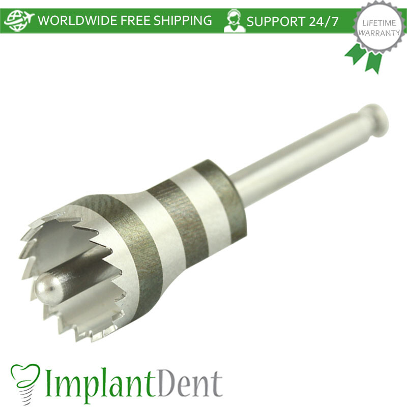 1x Dental Trephine Drill With Guiding Pin 8.0mm Stainless Steel ...