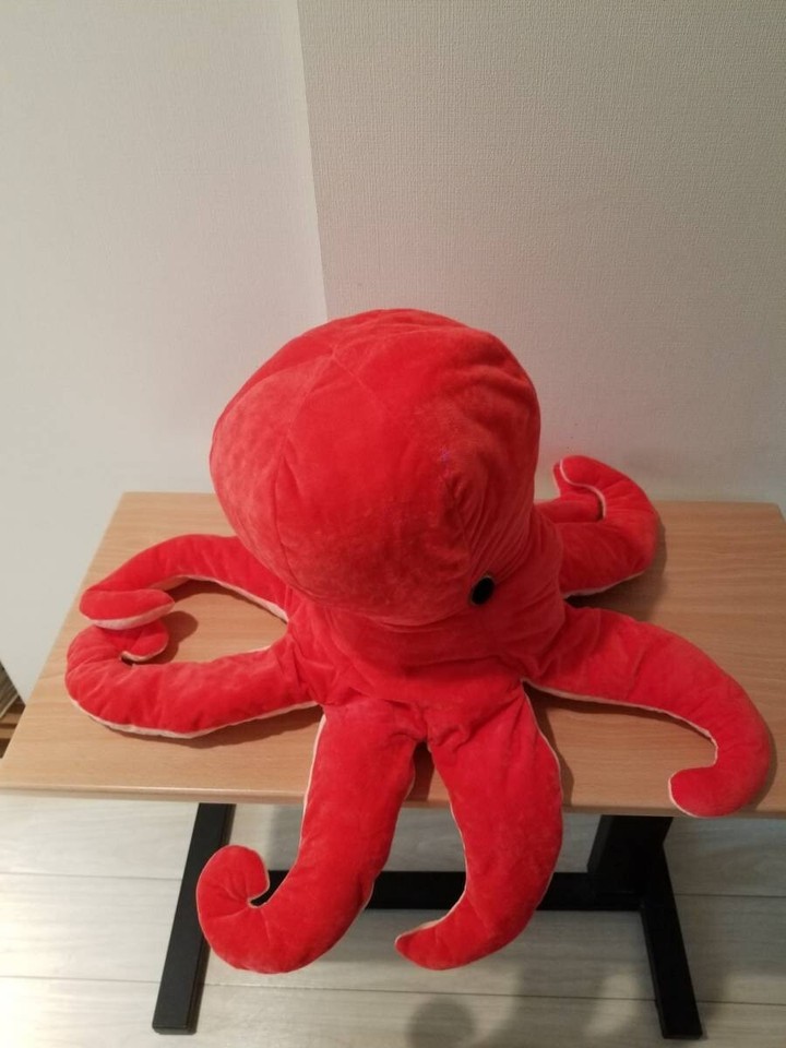 Kuttari Madako Octopus Big Plush Toy Doll Red 19.6in Amufun Prize Japan ...