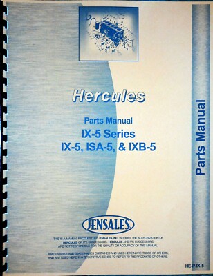 Manuals & Books - Hercules Engines