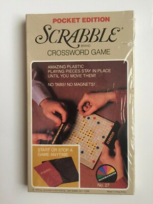 pocket edition Scrabble crossword game #27 brand new in package | eBay