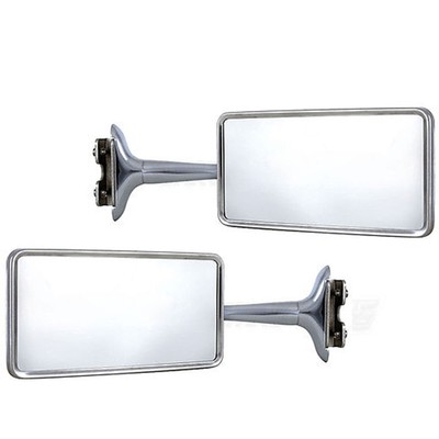 Rectangle Long Arm Peep Glass Mirror Outside Side Rear View Door Hot ...