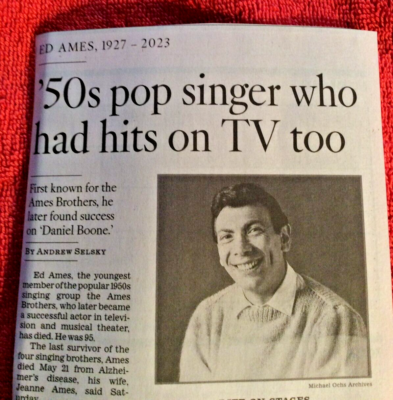 Ed Ames Tonight Show