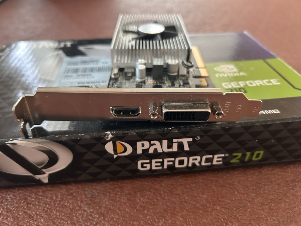 Palit NVIDIA GeForce GT 210 1GB GDDR3 Graphics Card HDMI VGA DVI ATX ...