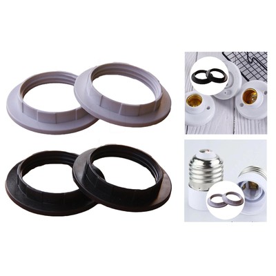 2x Lamp Shade Collar Rings Heat Resisting Light Collar for E27 or E26 ...