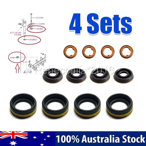 4 x For Mazda BT-50 BT50 2.5 3.0 Diesel Cylinder Head Injector Seal ...