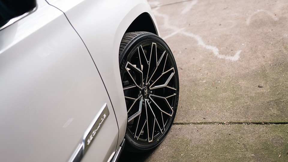 22x9.5"Asanti Wheels AB050 Mogul 6 Gloss Black with Machined Face Rims ...