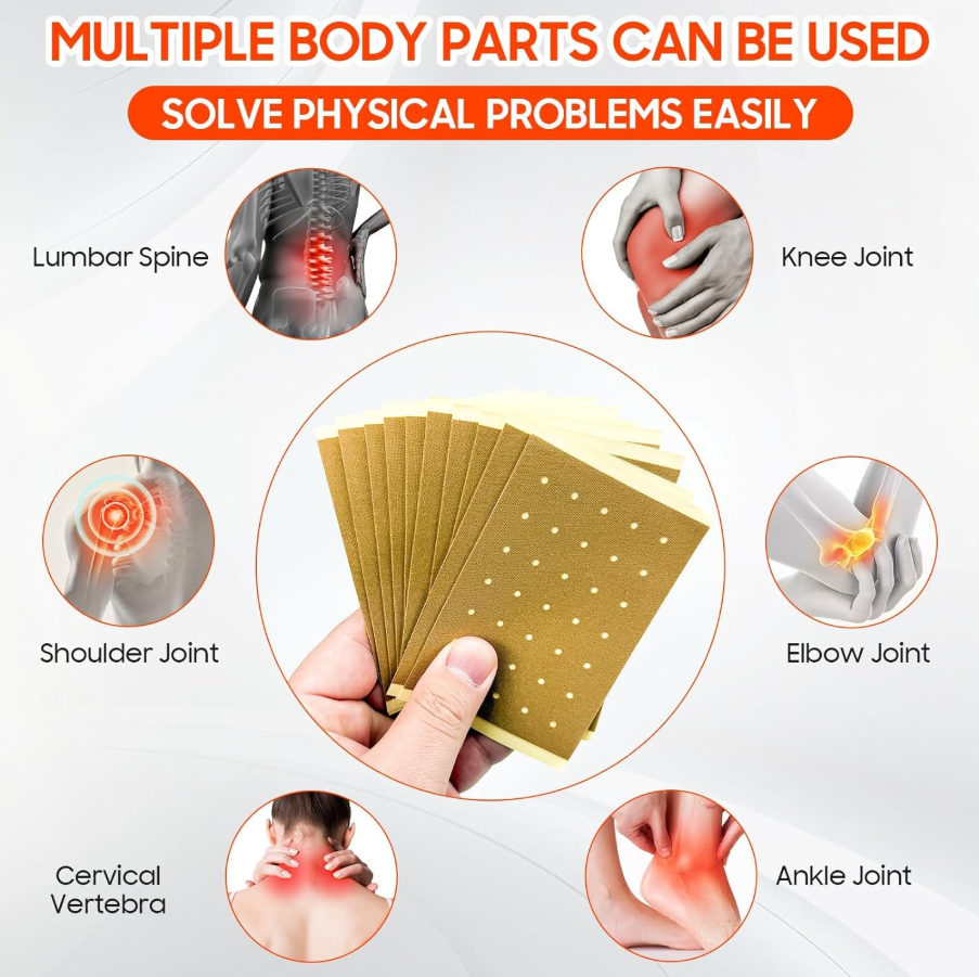 40pcs Signal Pain Relief Patches, All Natural Tiger Heat Patches Ultra ...