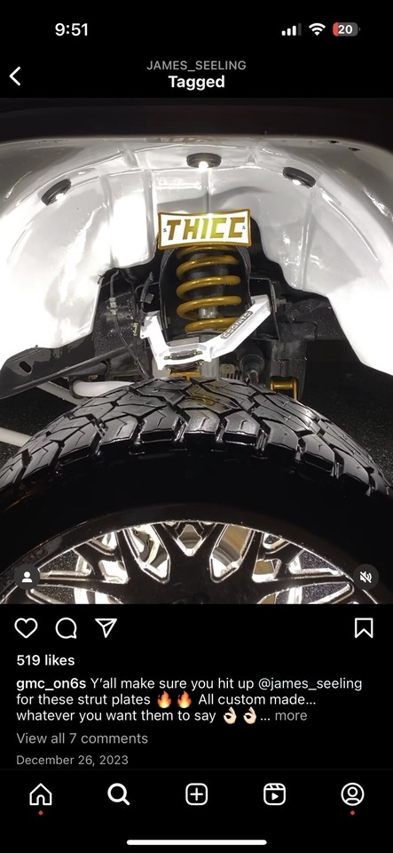 Custom GMC Chevrolet Strut Plates Emblem | Customized | Emblem