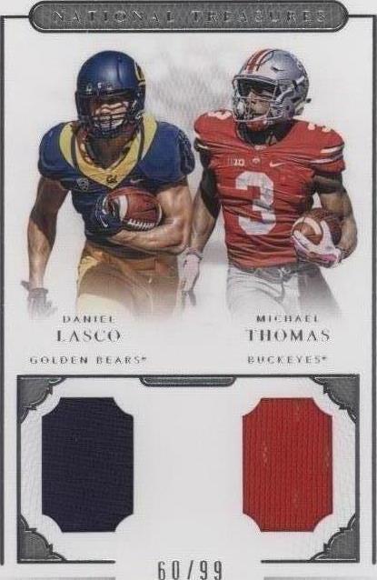 2016 Panini National Treasures Collegiate - Combo Team Memorabilia ...