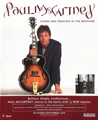 2005 PAUL McCARTNEY Genuine Vintage Print Ad 10"x12" Ad only, not the ...