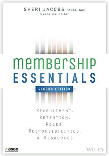 Membership Essentials by Jacobs, (ASAE) New 9781118976241 Fast Free Shipping-, 9781118976241| eBay